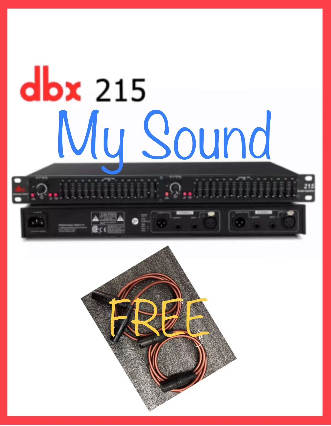 DBX 215 /131 2-Series Graphic Equalizer (black)/tested before ship out ...