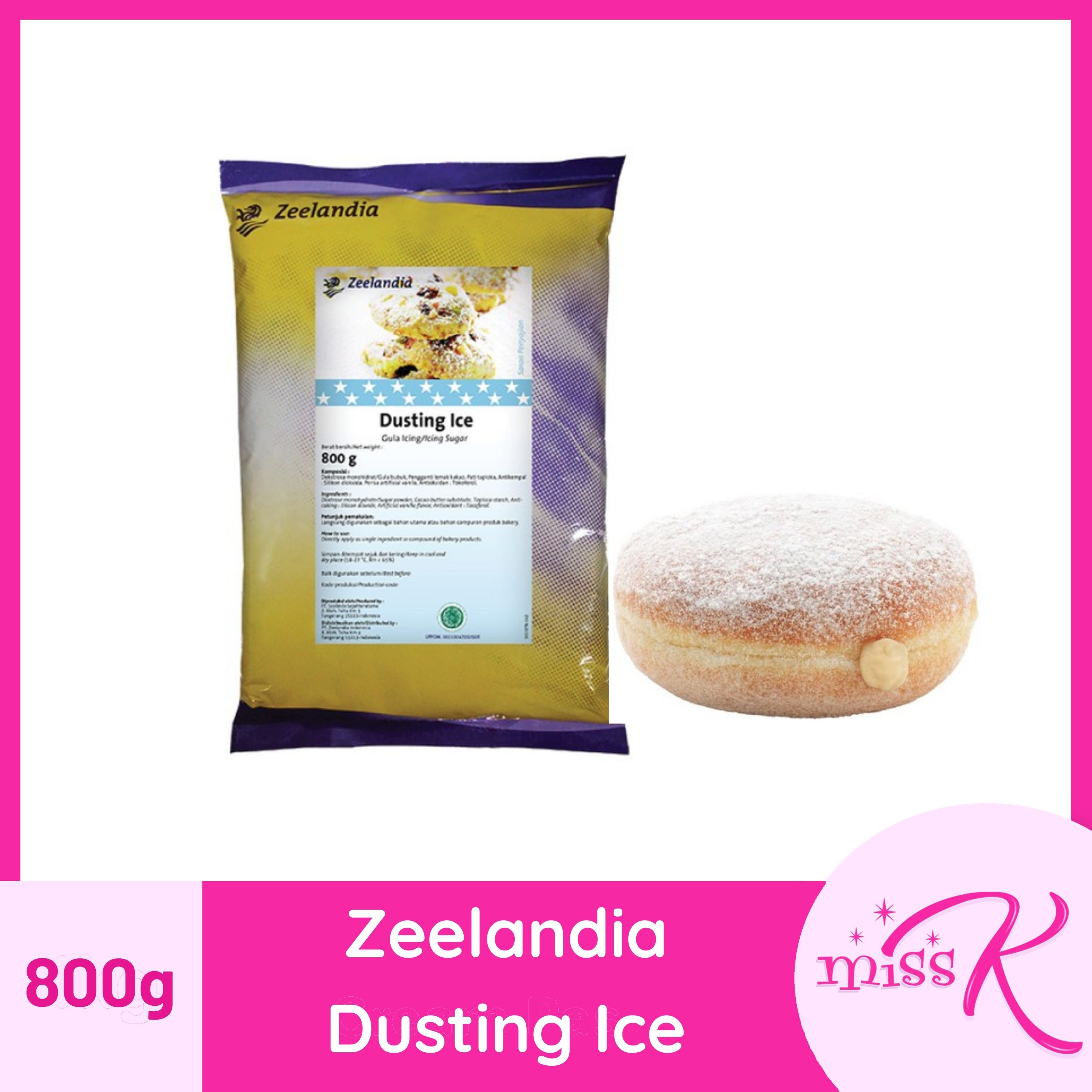 Dusting Ice | Icing Sugar | Zeelandia | 800g | Lazada PH
