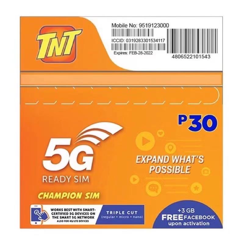 Smart Tm Tnt Globe 5G Sim Card Tricut Brand New | Lazada PH