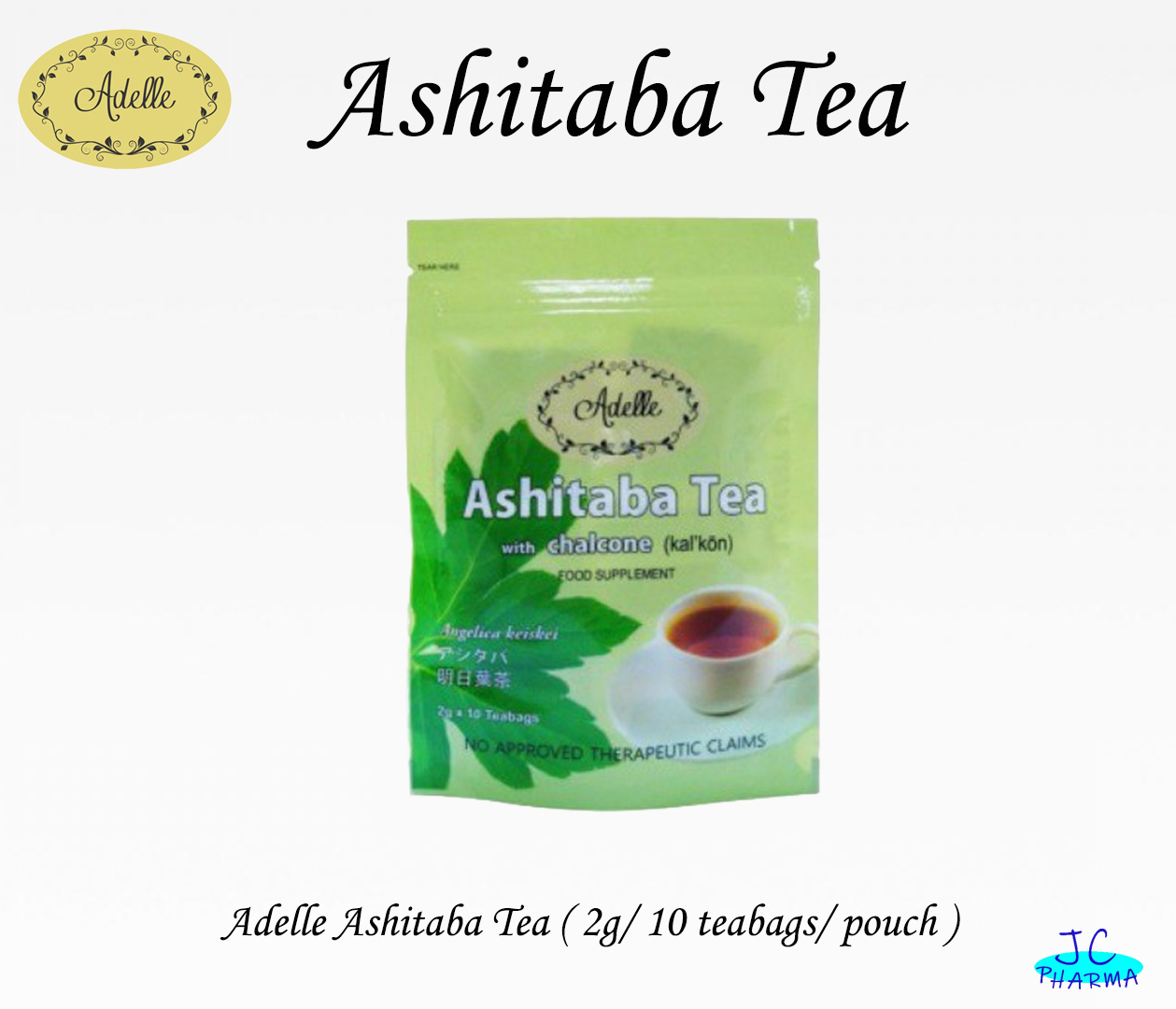 Authentic Adelle Ashitaba Tea 1 Pouch ( 2g / 10 teabags ) | Lazada PH