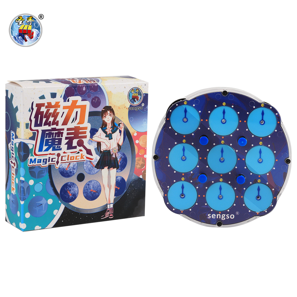 Sengso rubik Magic Clock Magic Cube Puzzle Learning toys for kids ...