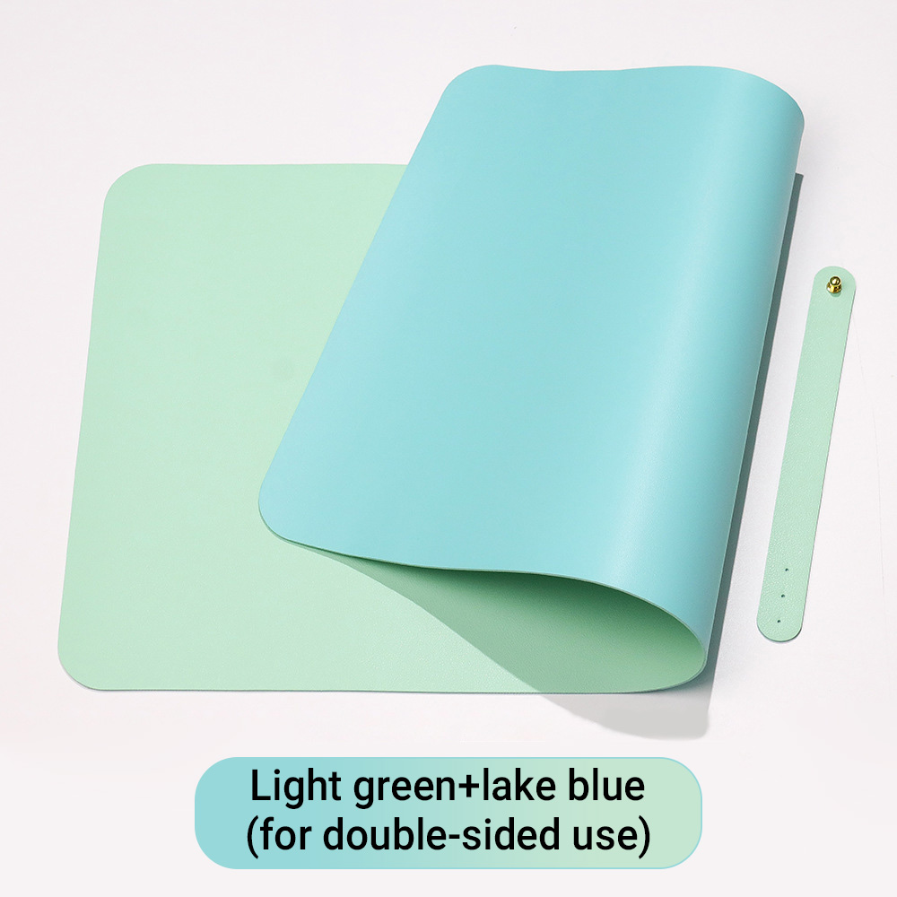 Large Mouse Pad 80*40 Portable Long Leather Mousepad Gaming Mat Double ...