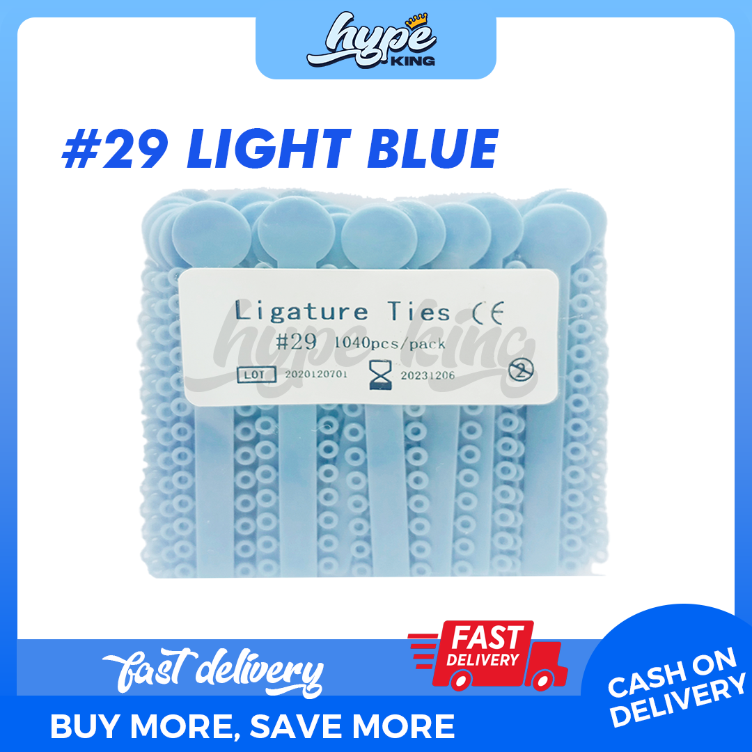 40 PCS #29 LIGHT BLUE ELASTOMERICS RUBBER | Lazada PH