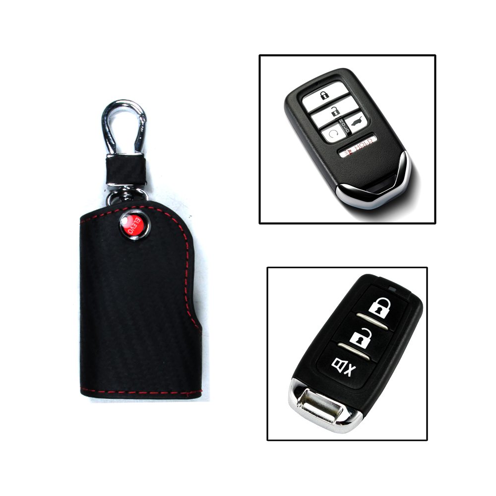 Concorde Elevo Genuine Leather Key Chain B Carbon Black For Toyota ...