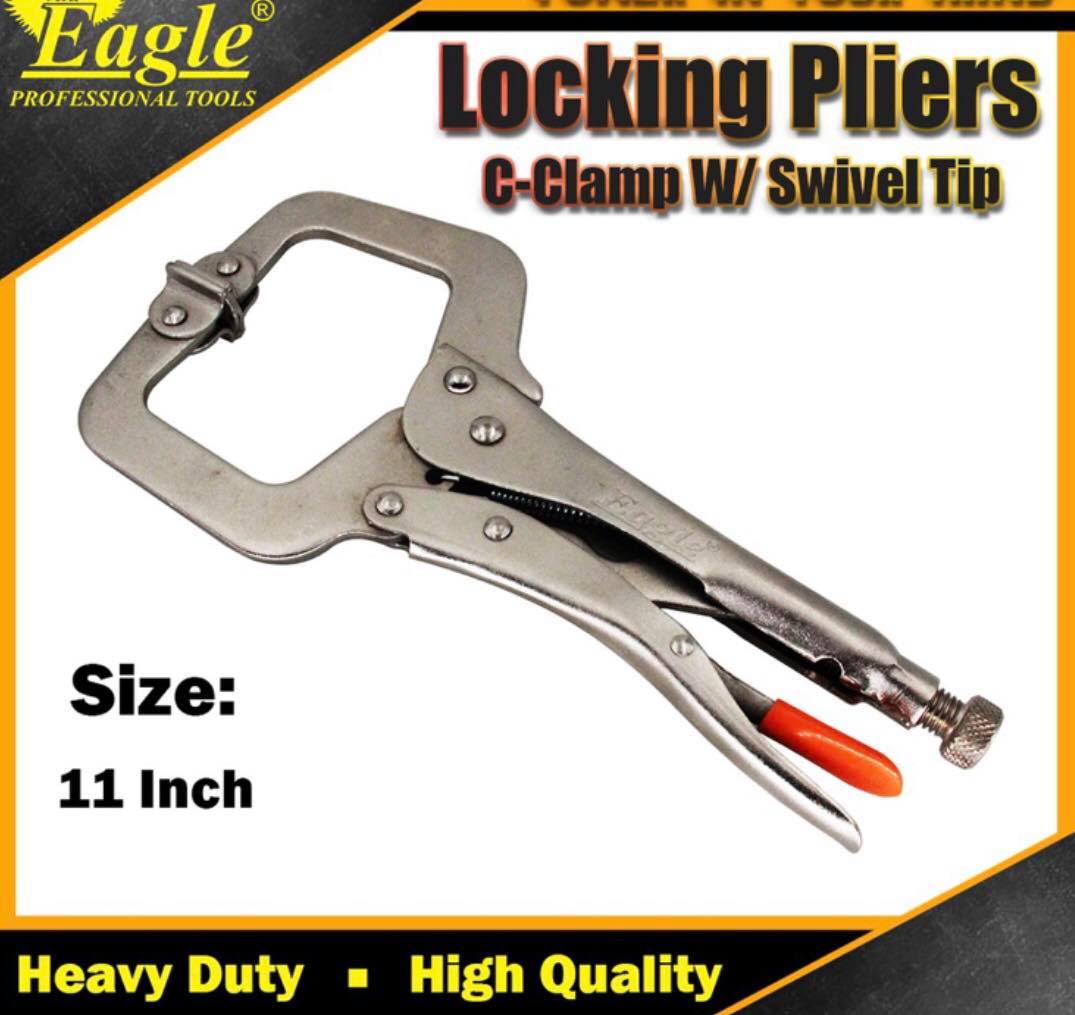 Eagle Locking Pliers C Clamp w/Swivel tip | Lazada PH