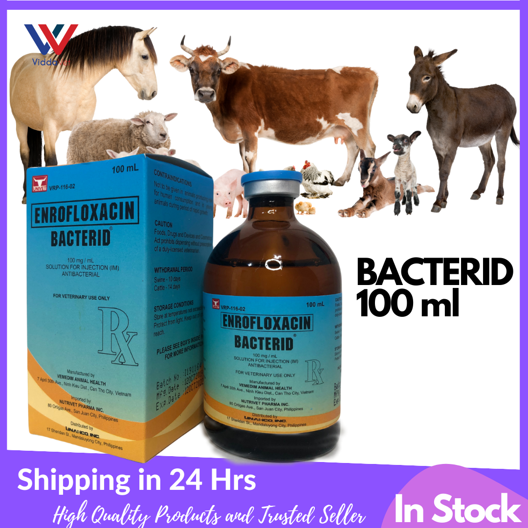 Bacterid 100 ml Unahco for Pets and Livestock Bacterid 100 ml Unahco ...