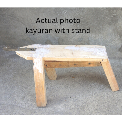 COCONUT GRATER STAINLESS MANUAL WITH STAND/KAYURAN NG NIYOG OR KUDKURAN ...