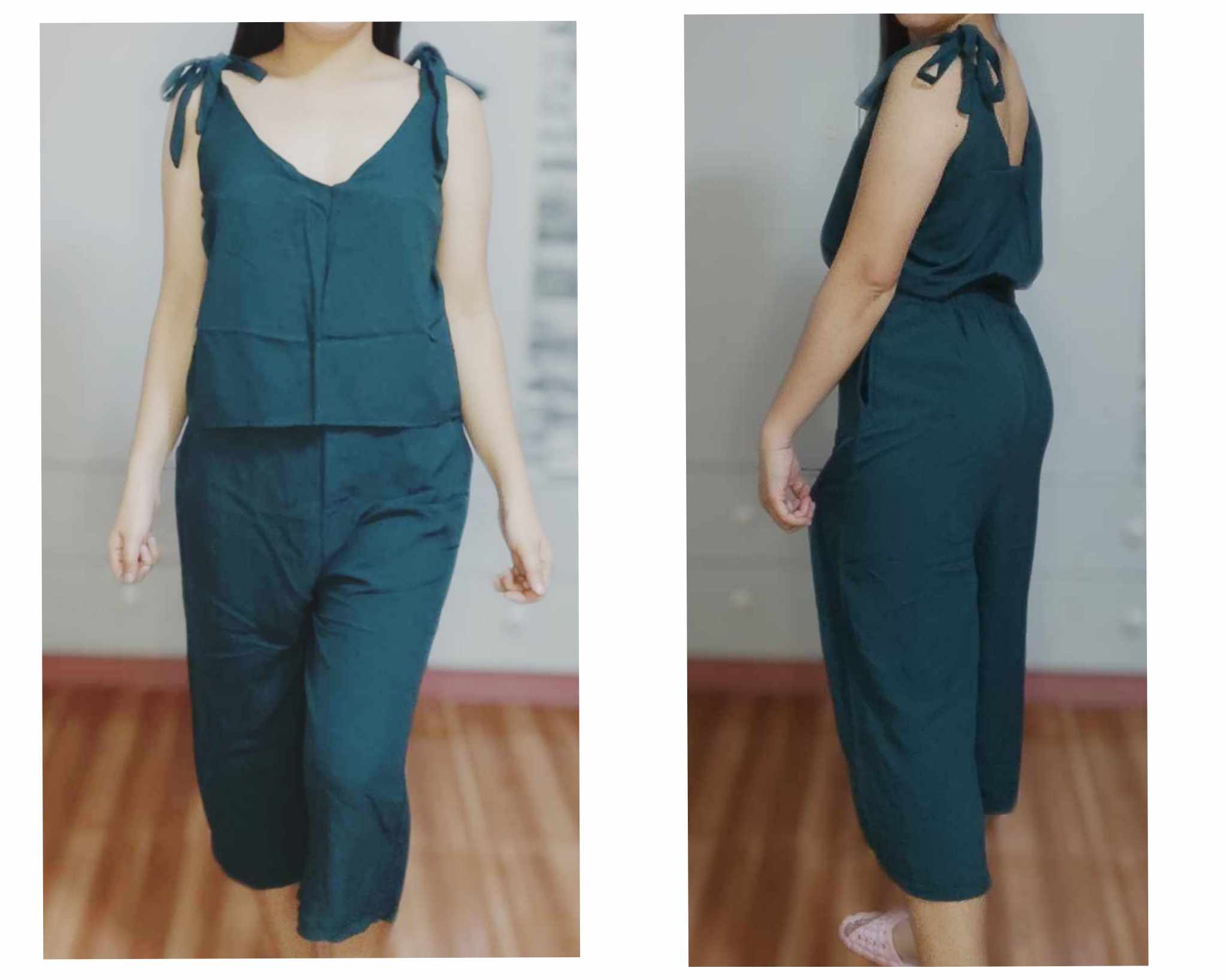 squarepants and coordinates tali top made with challis fabric | Lazada PH