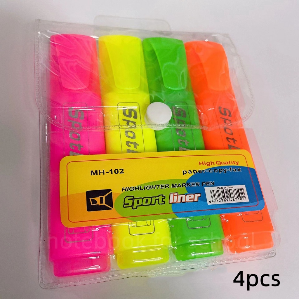 color highlighter Set Candy-colored school office supplies stationery ...
