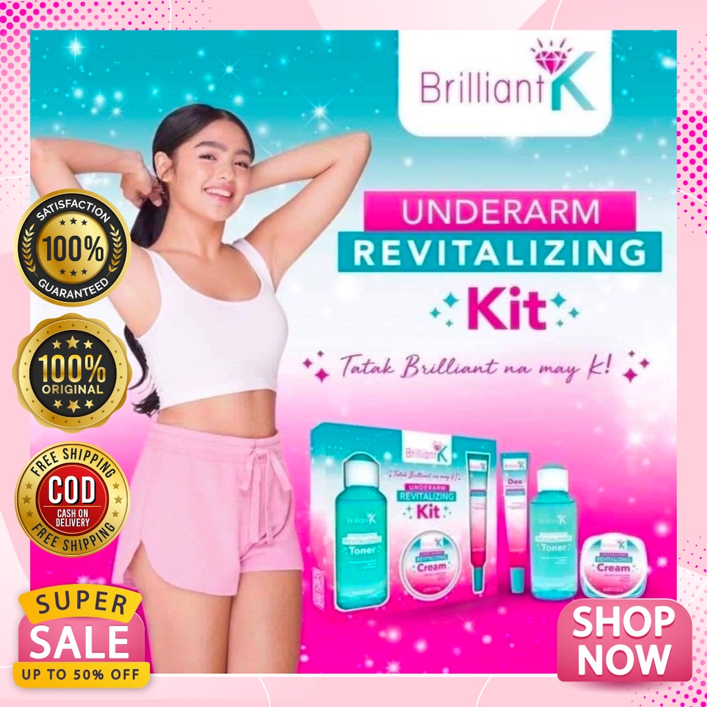 Authentic & Effective Brilliant K Revitalizing Underarm Kit Whitening ...