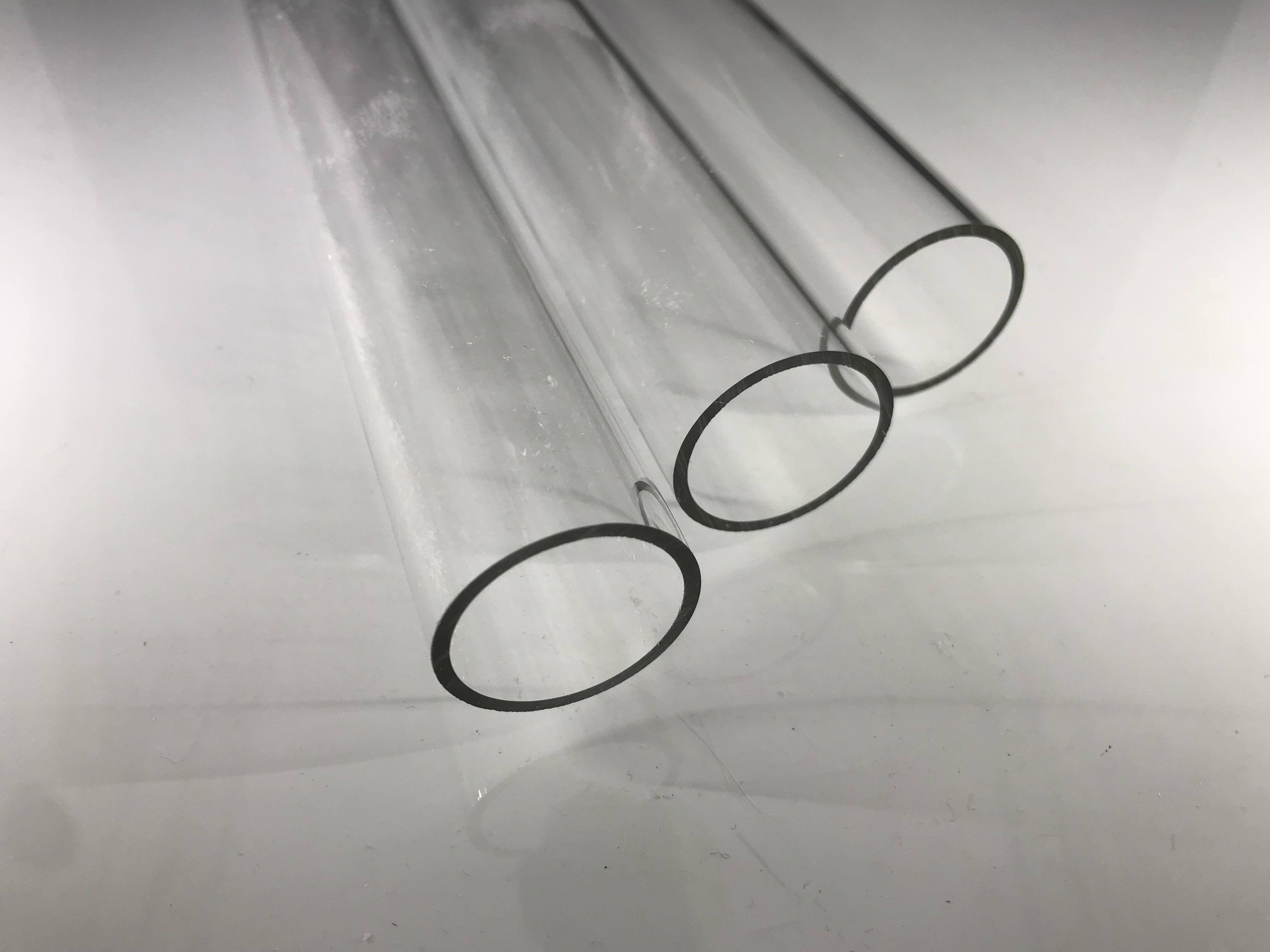 Clear Acrylic Tube 32mm Diameter x1000mm (1m) Long Round Perspex Solid ...
