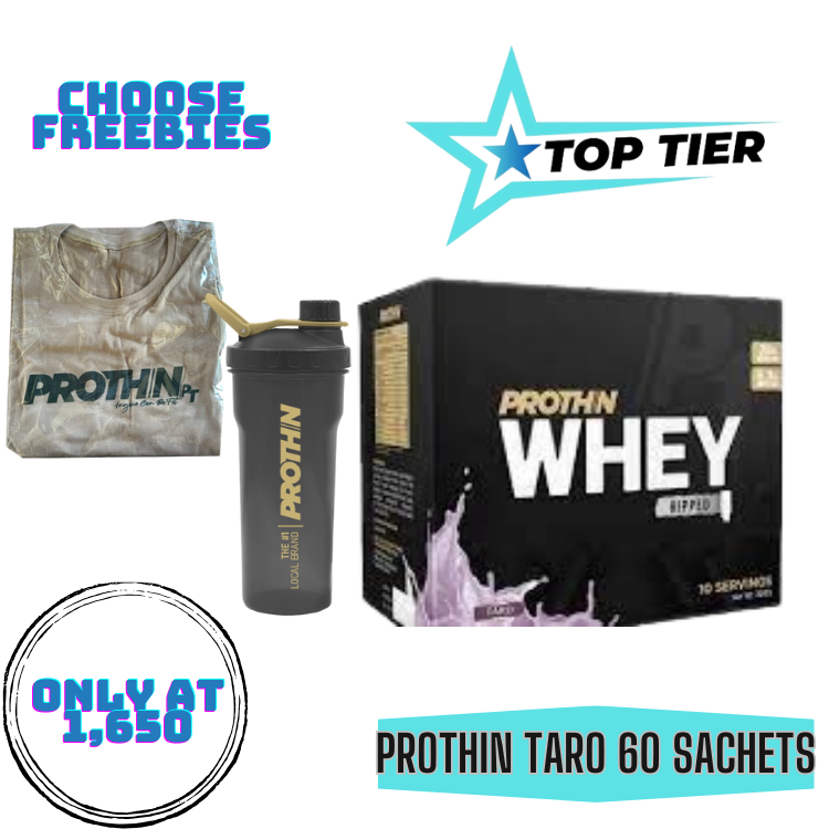 Prothin Whey Ripped Taro 60 Sachets | Lazada PH