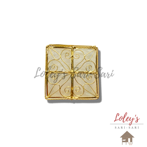 Loleys SariSari Capiz Square-shaped Jewelry Box | Lazada PH