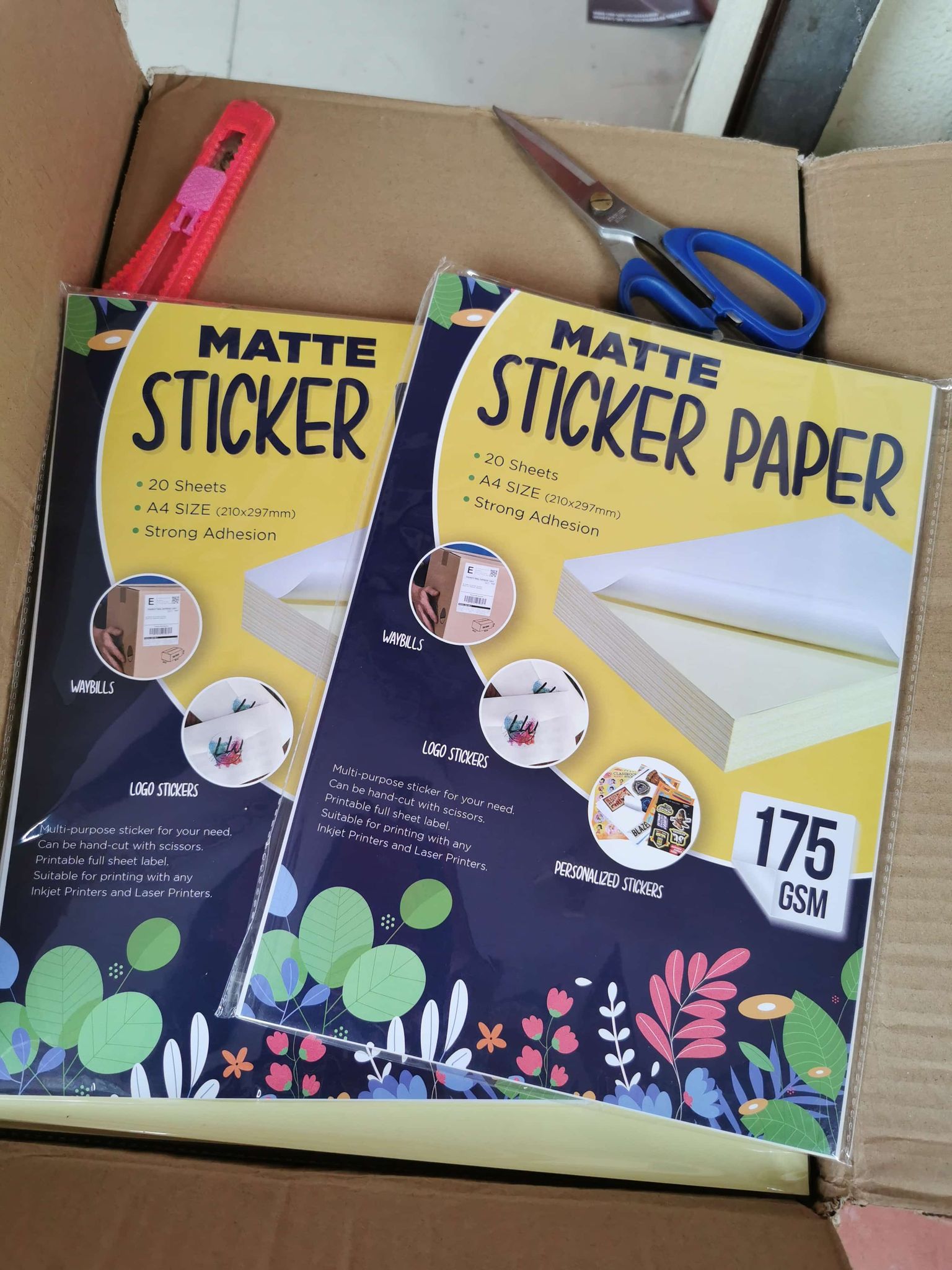 QUAFF KRAFT /MATTE PRINTABLE STICKER-CEBULONG CUYI | Lazada PH