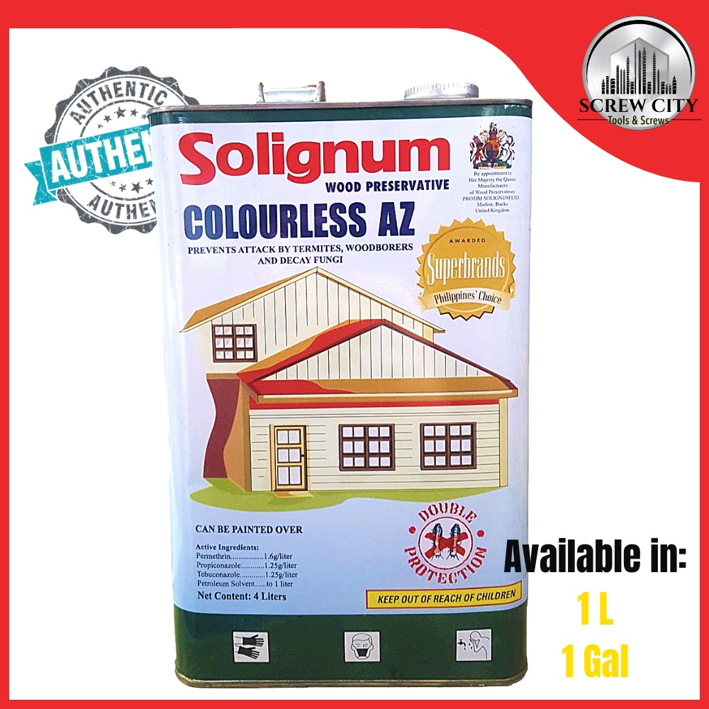 Solignum Anti Anay BROWN & COLOURLESS AZ Wood Preservative for Termites ...