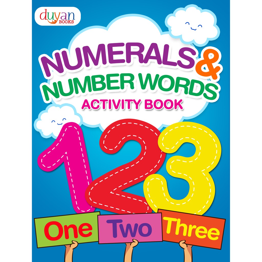 Numerals And Number Words Activity Book - Math Workbook - Duyan Books ...