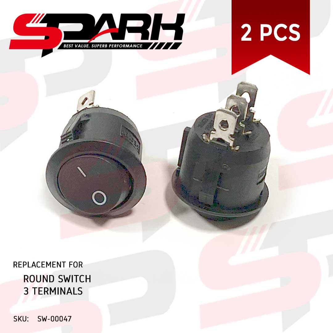 2-Pin 3-Pin 2-Terminal 3-Terminal Square Round ON-OFF Rocker Switch ...