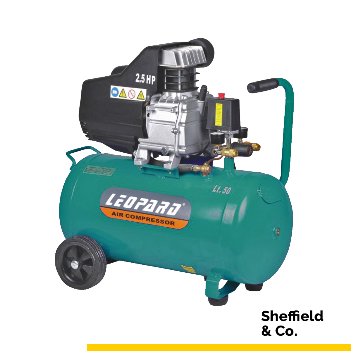 LEOPARD Direct Driven Air Compressor, 2.5 HP (50L) | Lazada PH