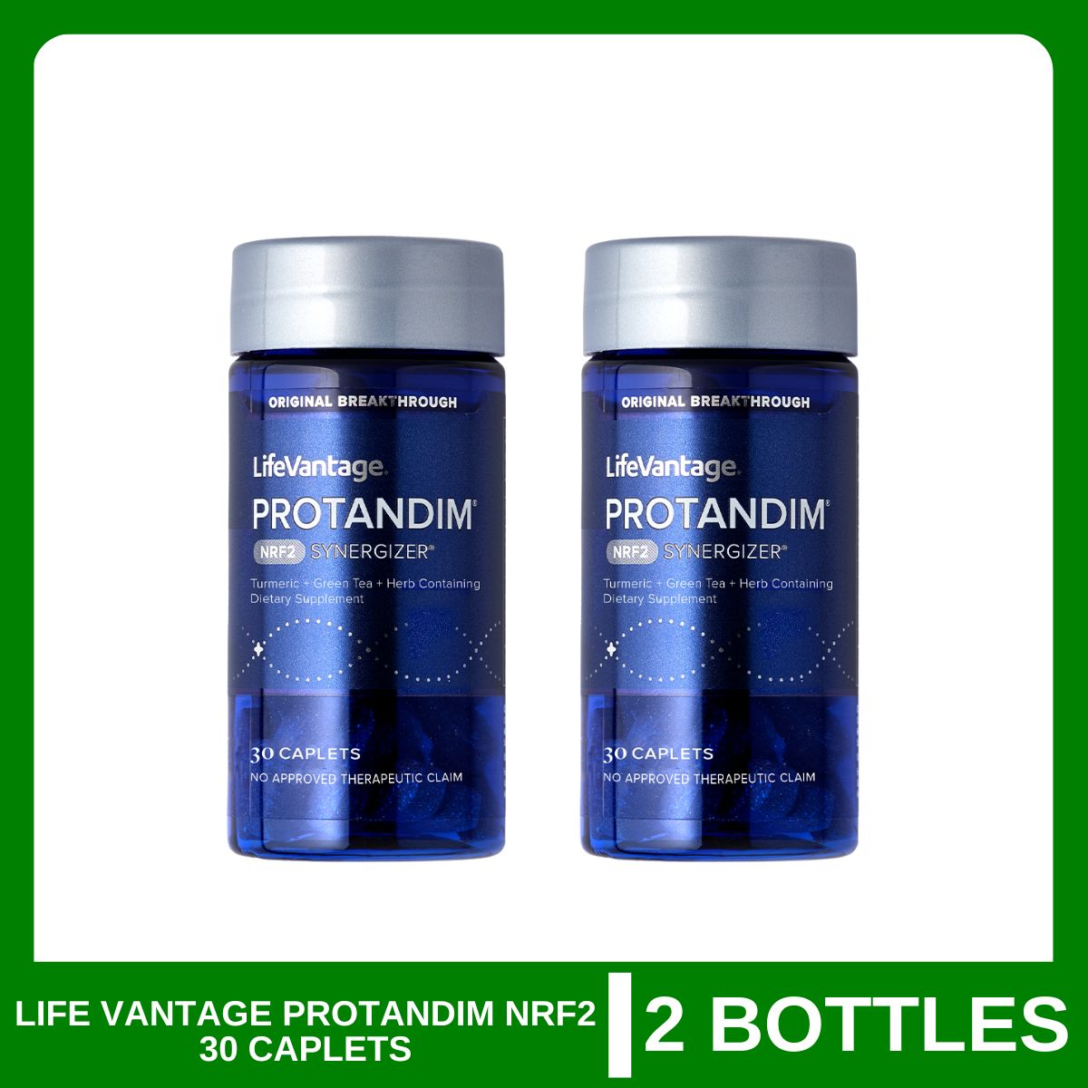 Protandim NRF2 Synergizer by LifeVantage 30 Caplets ( 2 Bottles ...