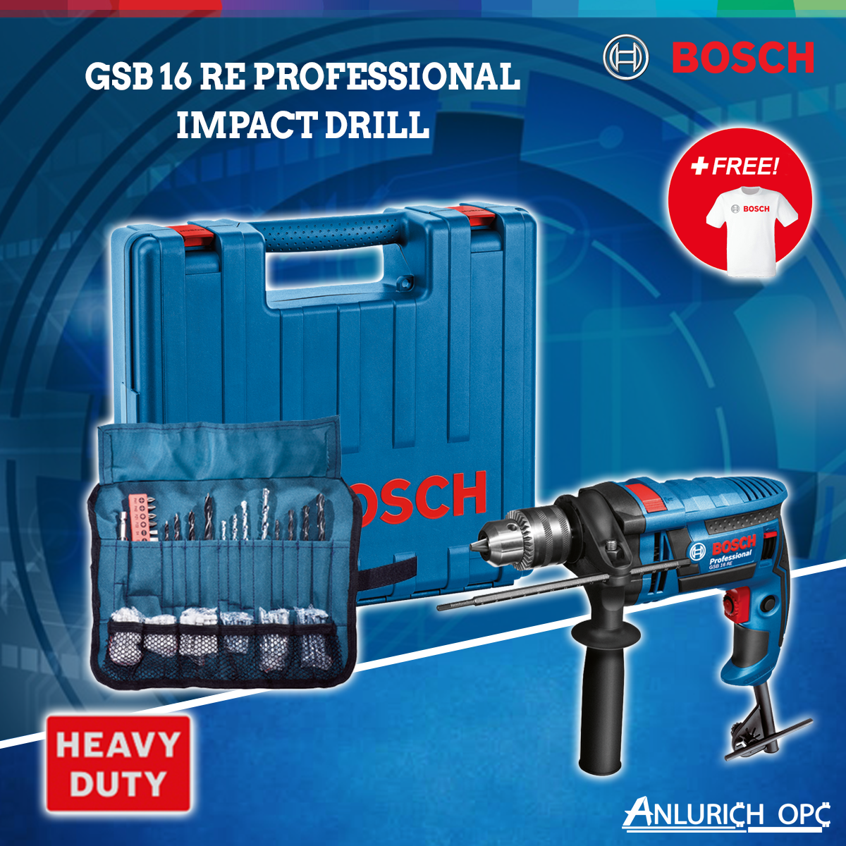 GSB 16 RE PROFESSIONAL IMPACT DRILL | Lazada PH
