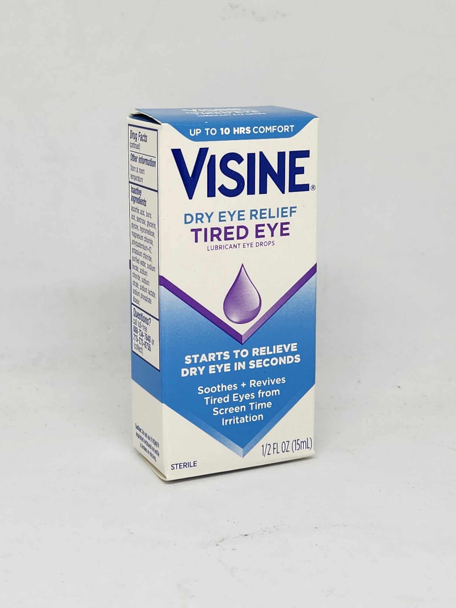 Visine Eye Drops for Tired Dry Eye Relief 15ml | Lazada PH