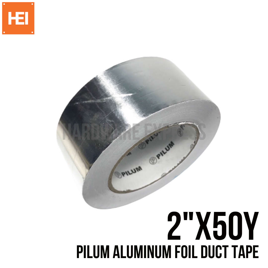 Pilum Aluminum Foil Duct Tape 50 yards (2" / 3" / 4") | Lazada PH