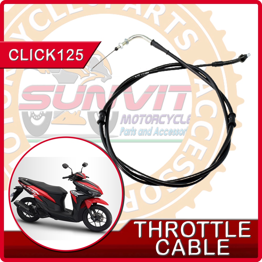 MOTORCYCLE THROTTLE CABLE CLICK125 | Lazada PH