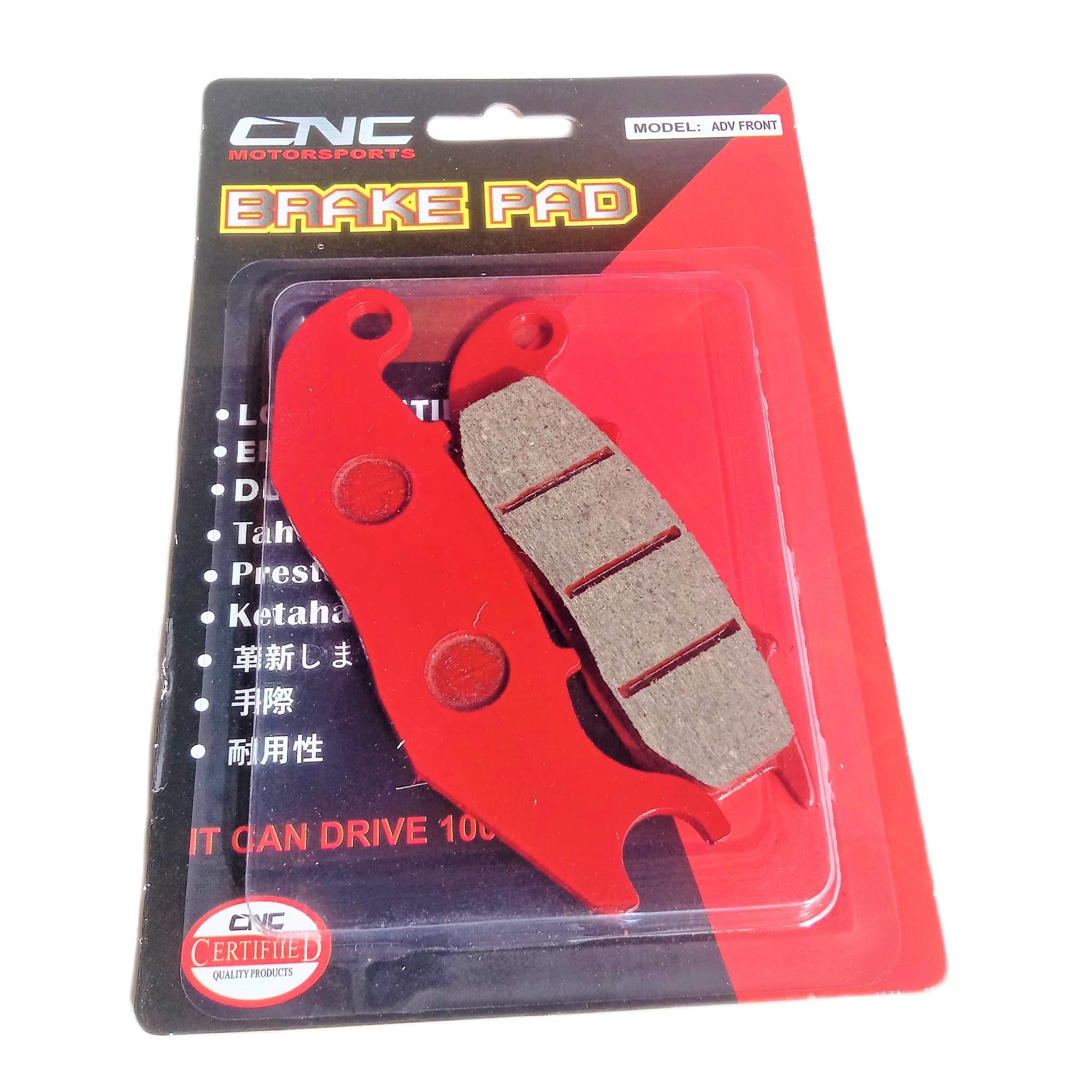 CNC BRAKE PAD FOR HONDA ADV 150 FRONT ONLY | Lazada PH