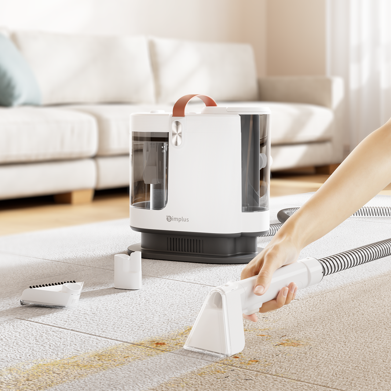 Simplus Carpet and Upholstery Vacuum Cleaner Wet and Dry Vacuum Cleaner ...