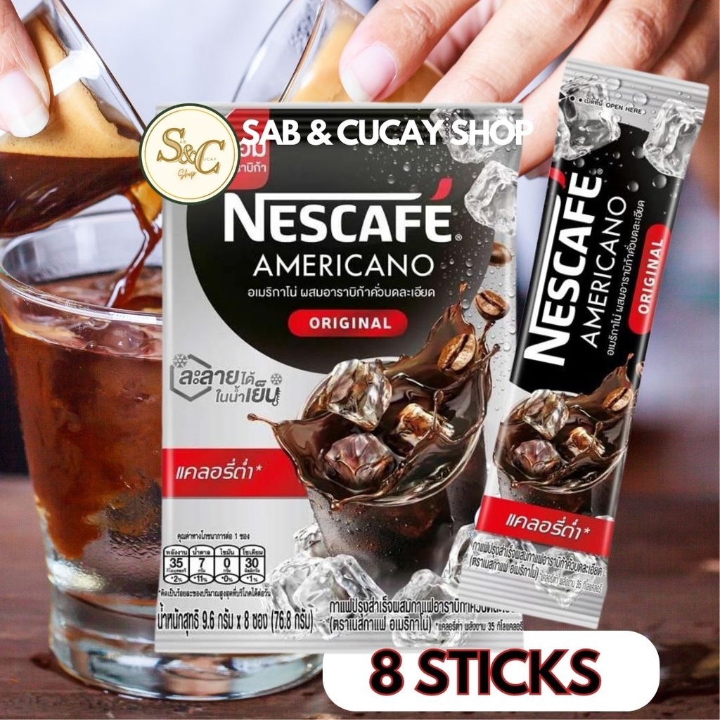 NESCAFÉ Iced Americano Low Calorie/ Zero Sugar Instant Coffee | Lazada PH