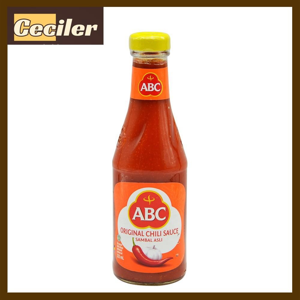 Ceciler ABC Tomato Ketchup / Original Chili Sauce (Sambal Asli) 335ml ...