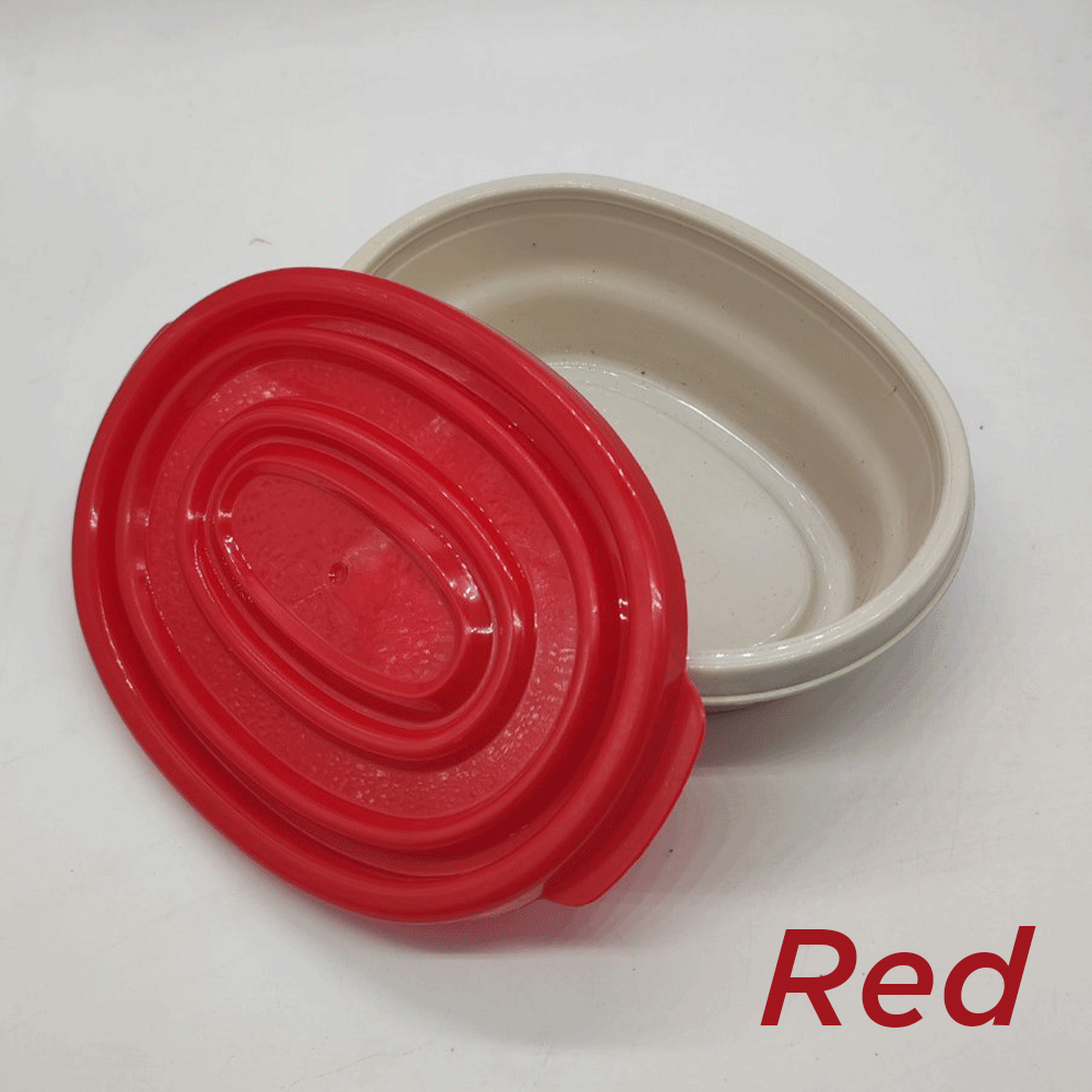 Multi- Color Oval Refrigerator Tupperware Kitchen Container Plasticware ...