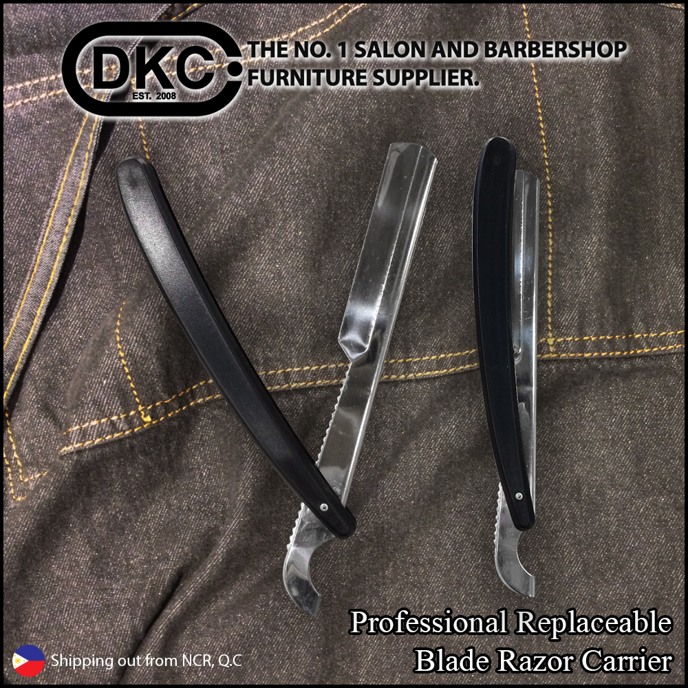 DKC Professional Replaceable Straight Blade Razor Carrier / Labaha ...