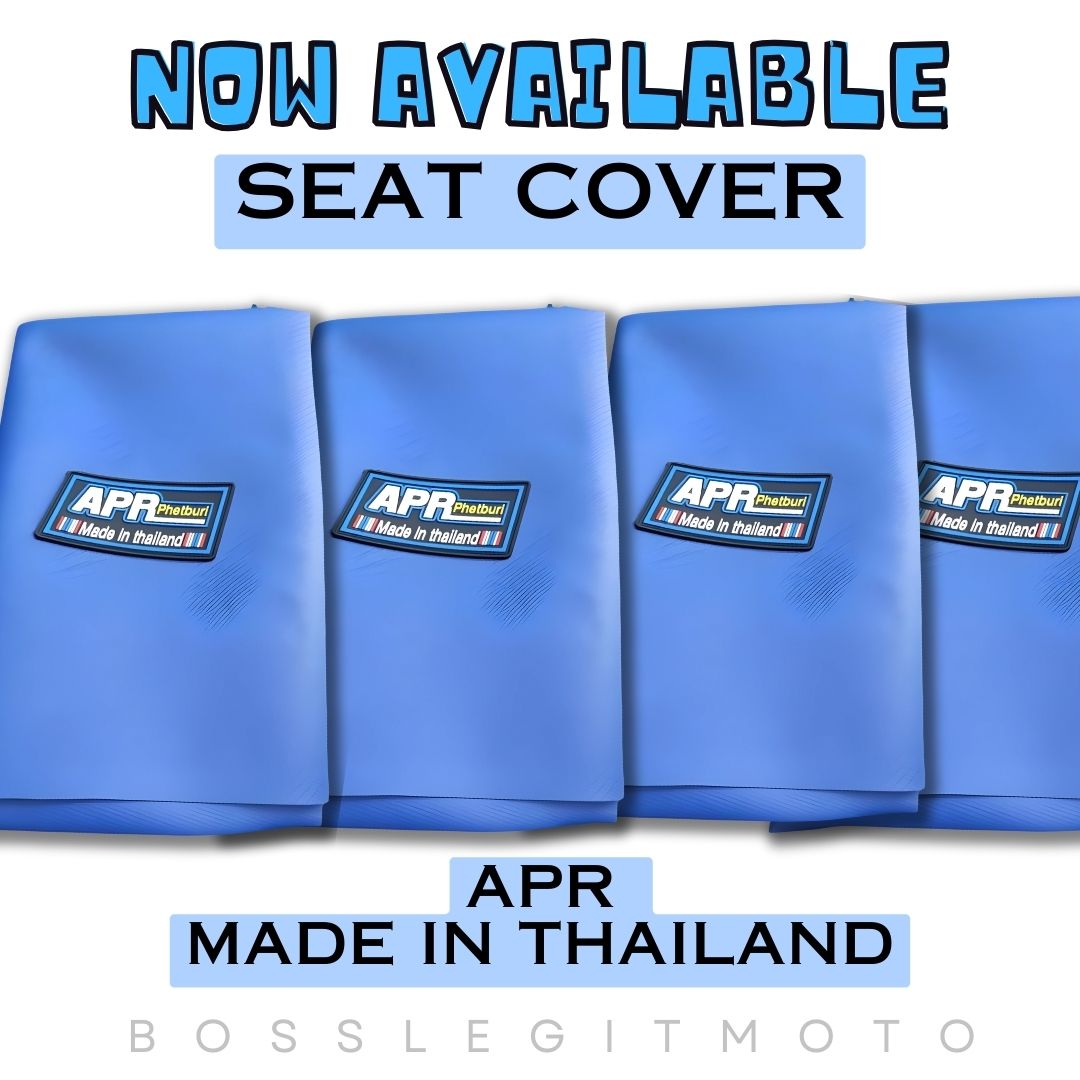 APR BLUE FOR HONDA ADV 150 |WALA TAHI|RUBBER LOGO THAI APR SEAT COVER ...