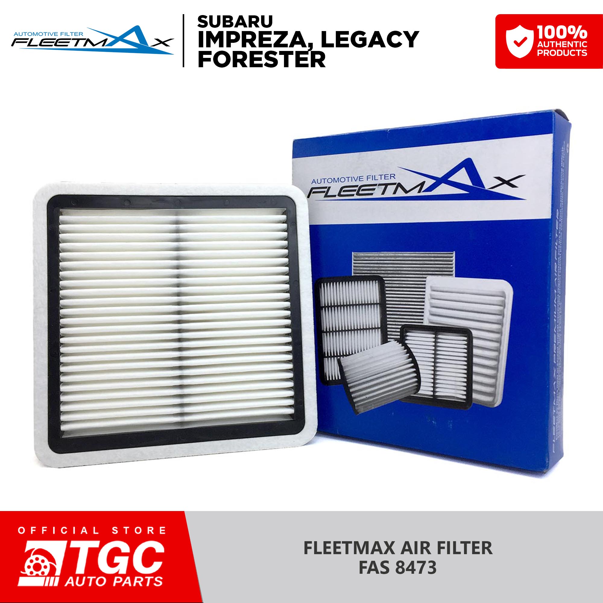 Fleetmax Air Filter / Air Cleaner Subaru Impreza Legacy Forester XV ...
