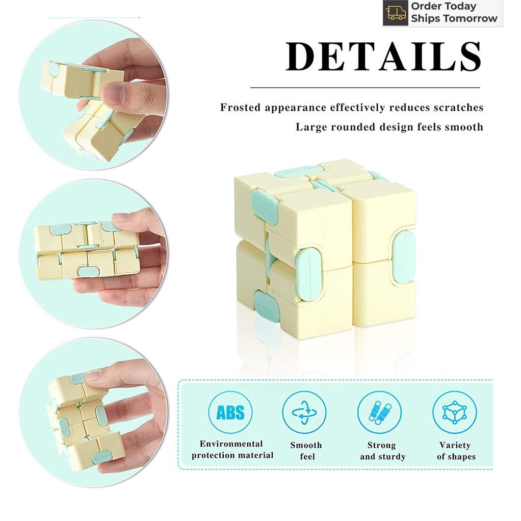 FIDGET CUBE INFINITY CUBE SENSORY STRESS TOYS FIDGET KIDS ADULTS ...