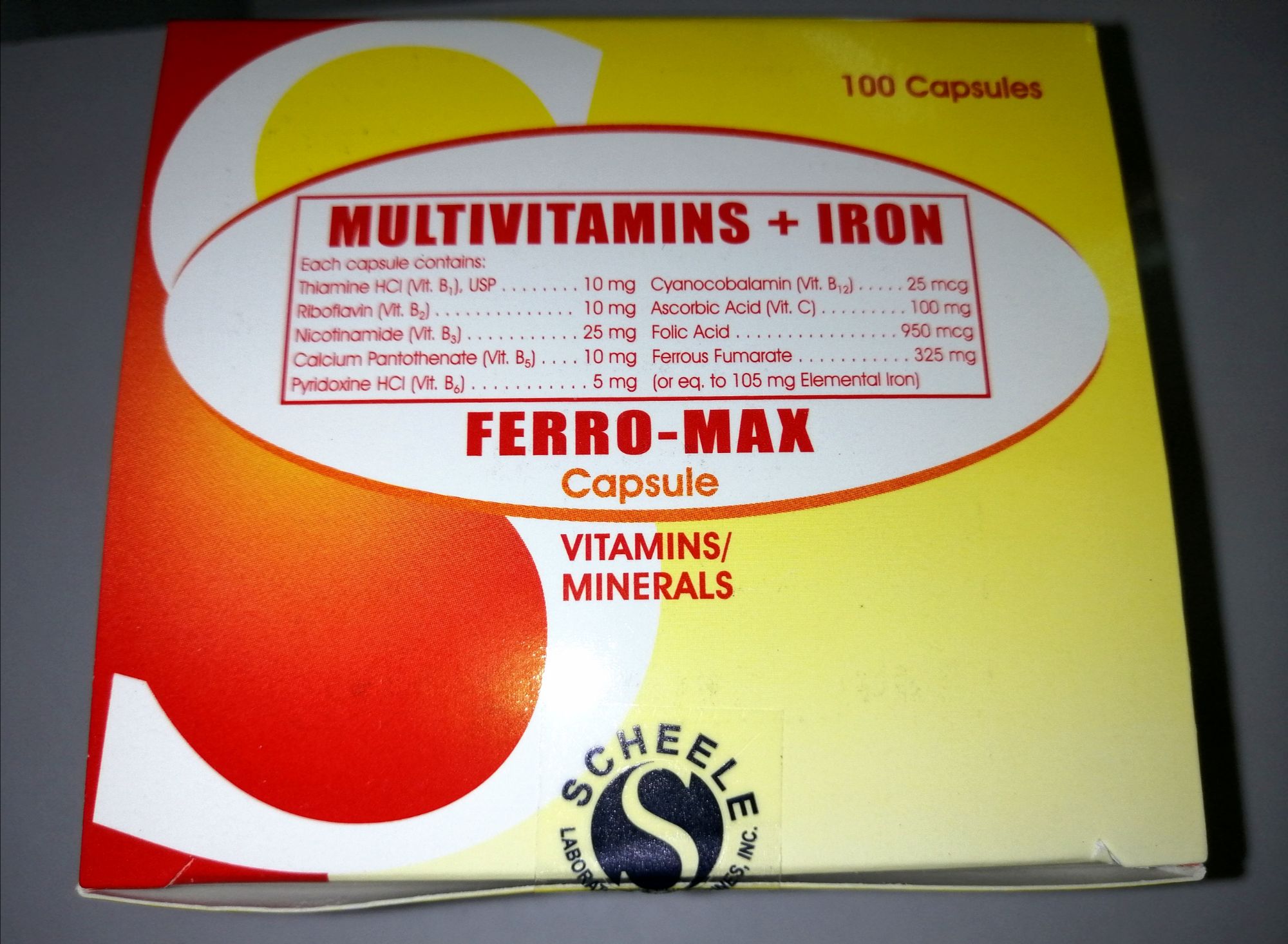 Multivitamins + Iron 100 caps | Lazada PH