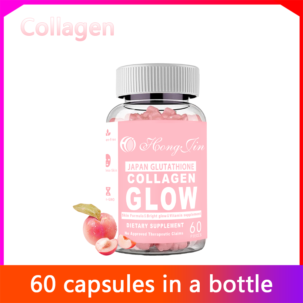 HongJin Collagen Glutathione Gummy Whitening Anti-Aging Skin Glow ...