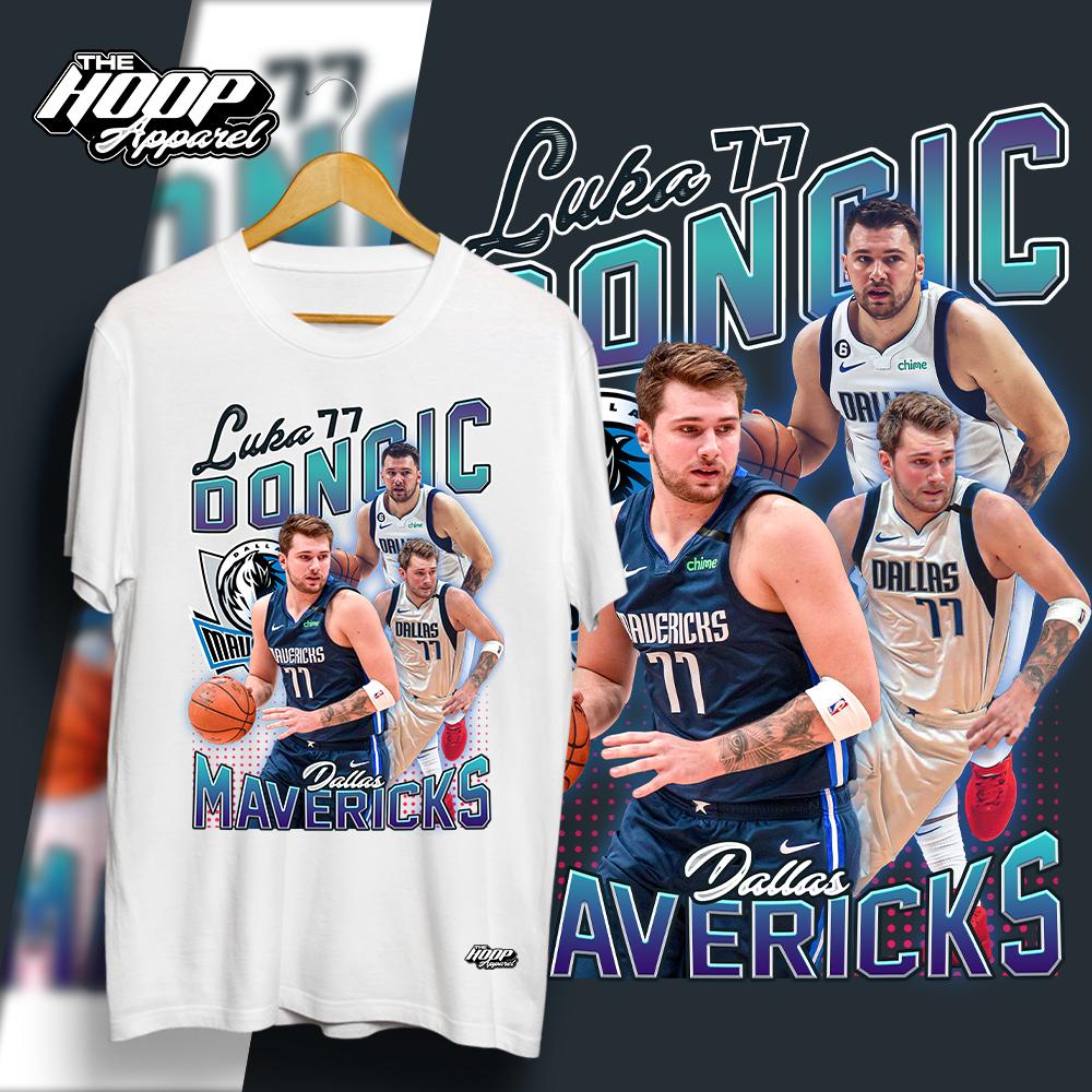 THE HOOP APPAREL LUKA DONCIC V2 GRAPHIC COTTON TSHIRT FOR MEN AND WOMEN ...