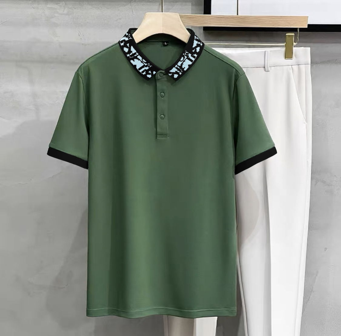 Kinwoo T585 Casual Style Polo Shirt Short Sleeve Polo Shirt For Men ...