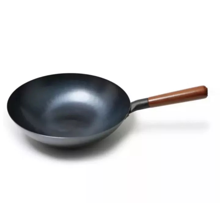 Full Seasoned Carbon Steel Wok Pan (Heavy duty) 32cm 36cm 38cm | Lazada PH