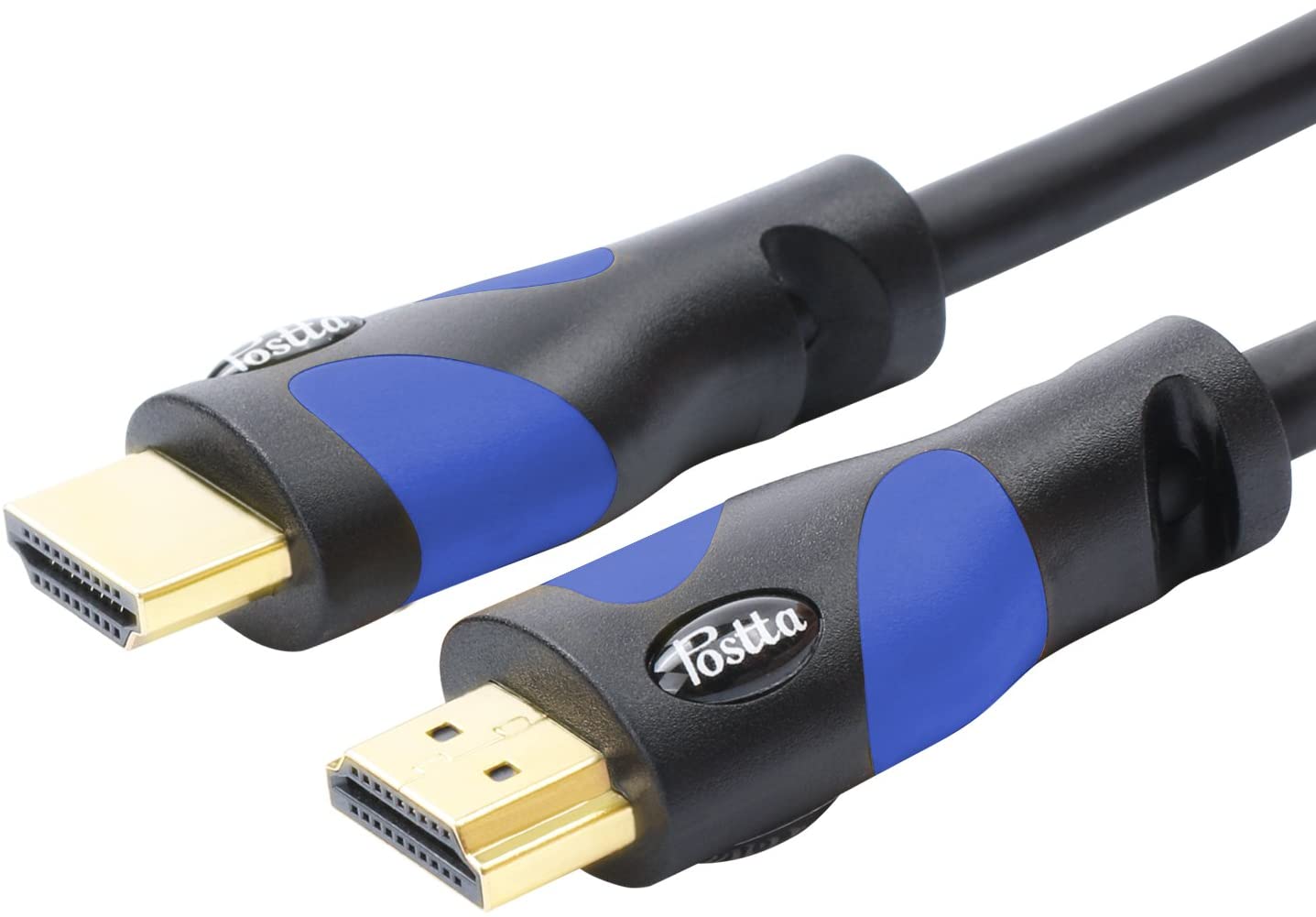 Postta HDMI Cable(50 Feet Blue) Ultra HDMI 2.0V Support 4K 2160P,1080P ...