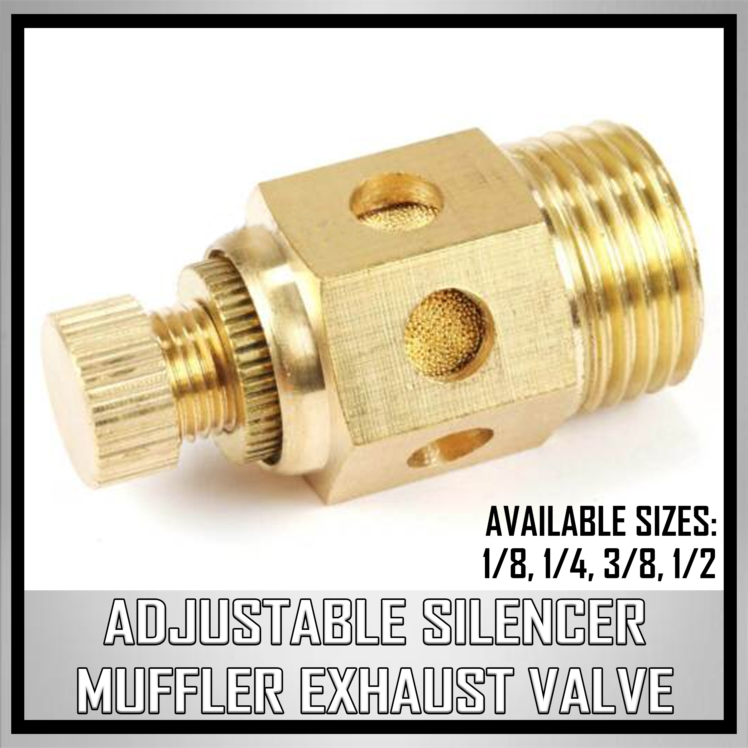 MUFFLER , SILENCER , FILTER ADJUSTABLE FITTINGS , FLOW CONTROL MUFFLER ...