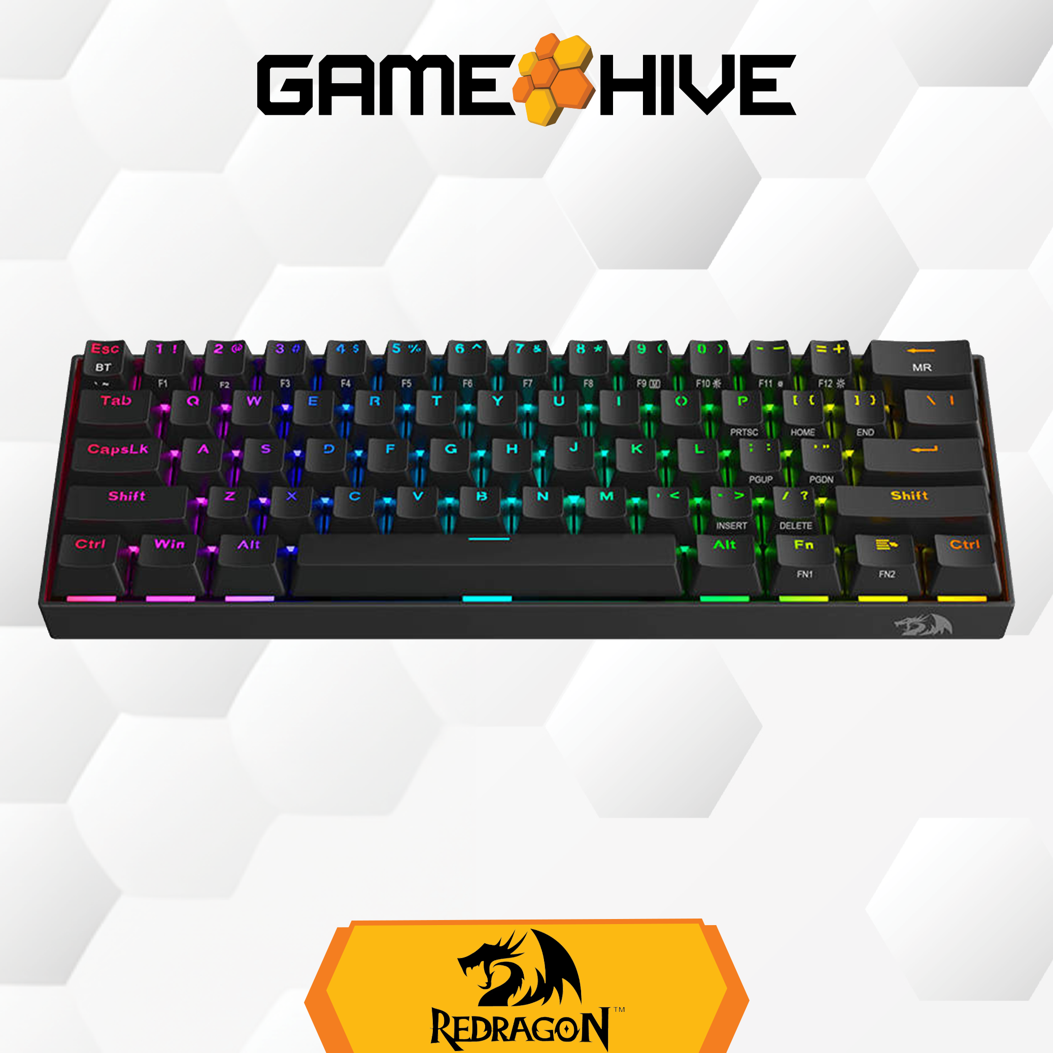 Redragon K530W-RGB-PRO Pro Draconic Wireless RGB Mechanical Keyboard ...