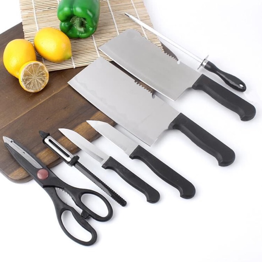 Hodeso Multifunction Kitchen Knife Sets, Stainless Steel,Lightweight and Strong, Manual Kitchen ...