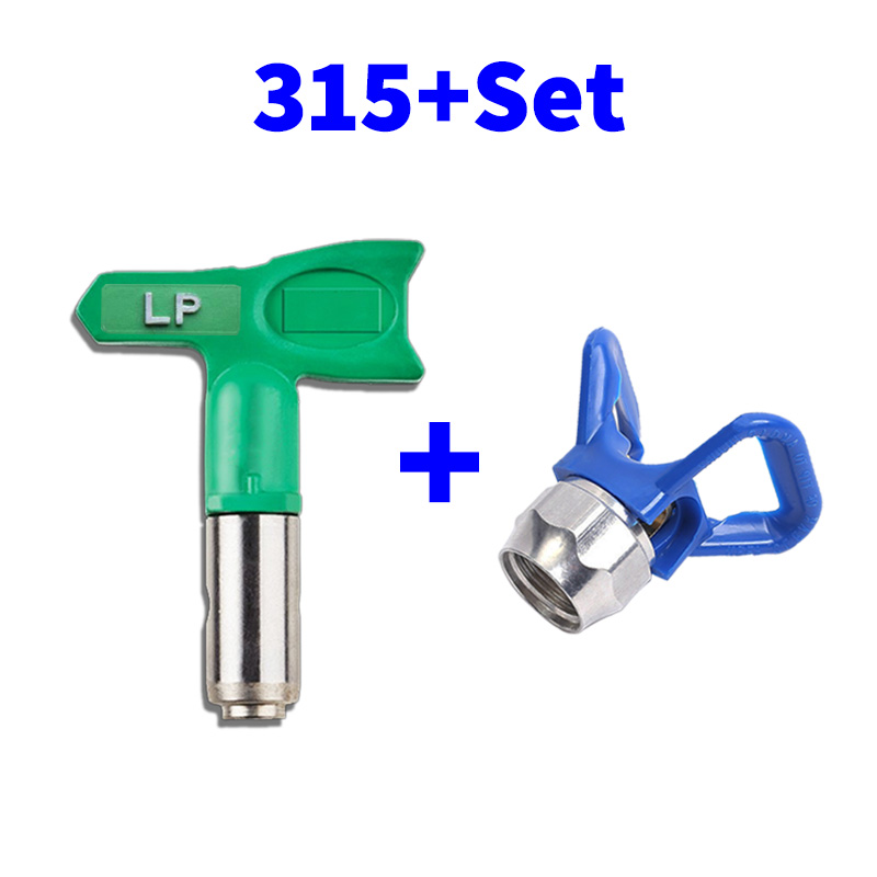 LP Set Airless Tips Nozzle 1-6 Series Low Pressure With 78 Nozzle Guard ...
