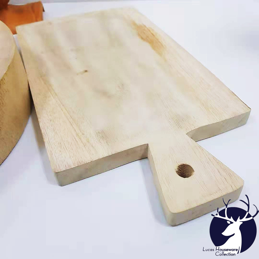 MAKAPAL WOODEN CHOPPING BOARD / NATURAL HARDWOOD CUTTING BOARD ...