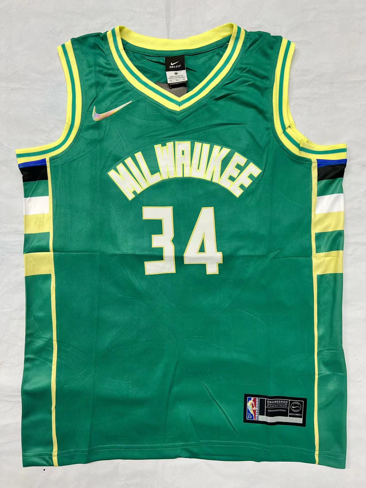 milwaukee bucks nba dri-fit jersey sando | Lazada PH