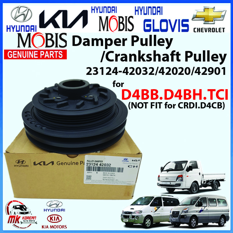 [GENUINE] Damper Pulley/Crankshaft Pulley for D4BB.D4BH.TCI. Starex ...