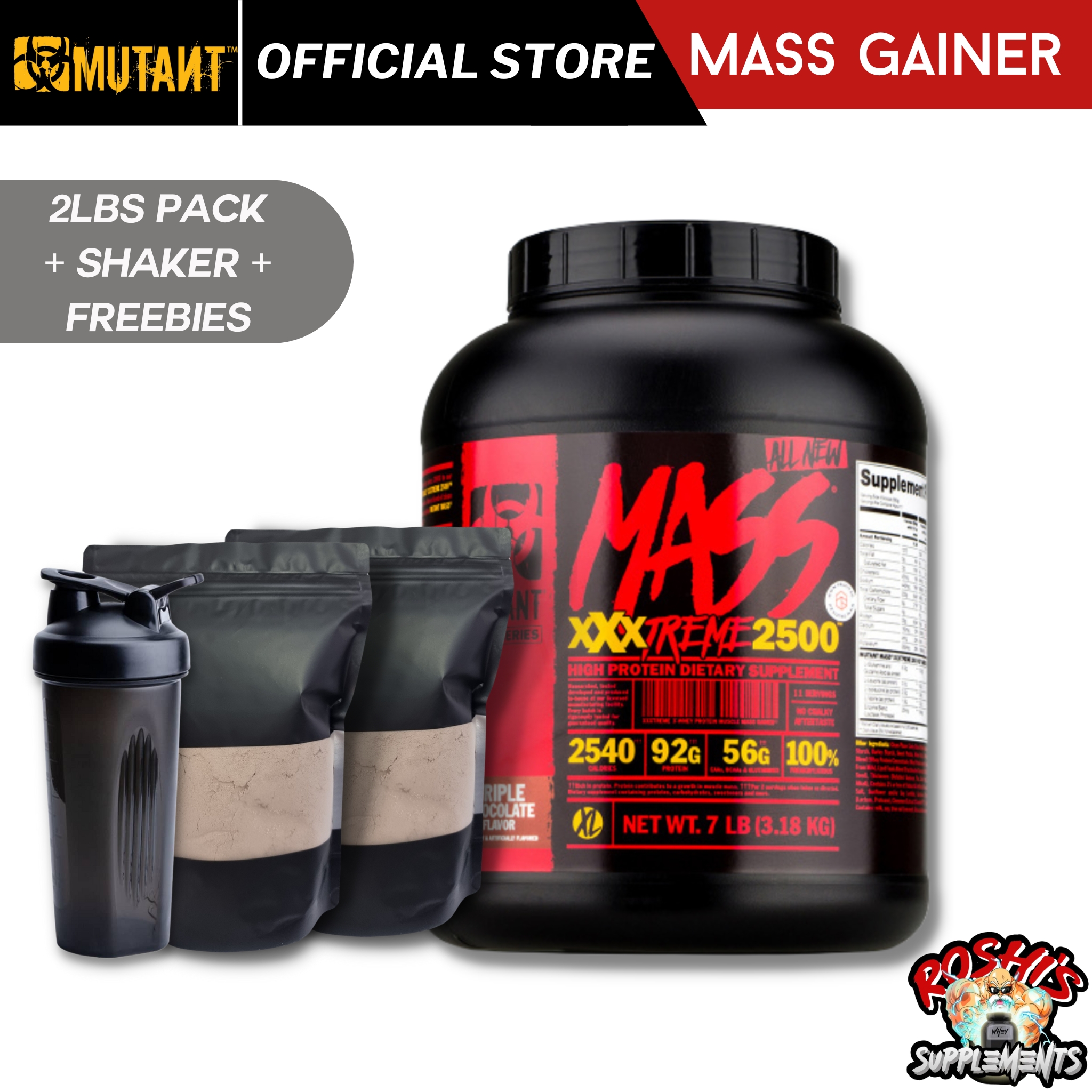 MUTANT MASS XXXTREME 1LB OR 2LBS W/ FREEBIES | Lazada PH